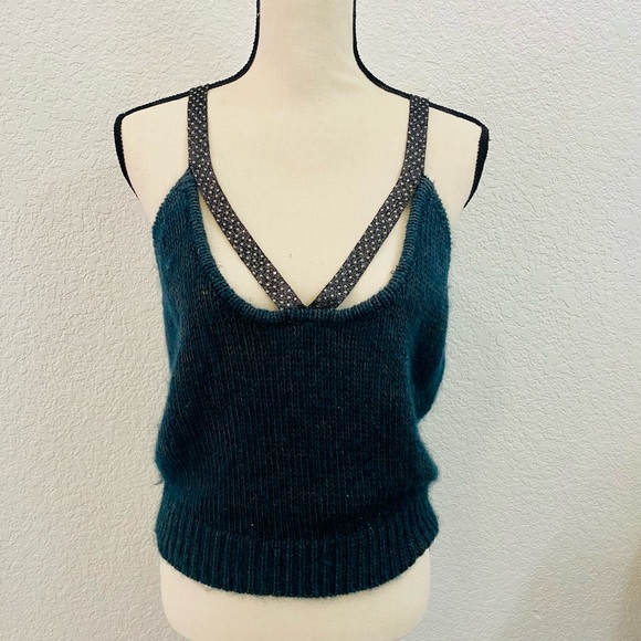 Emporio Armani | Sweaters | Emporio Armani Sleeveless Strappy Sweater ...